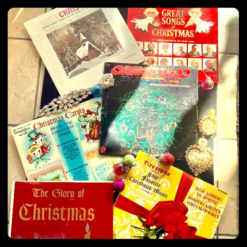 Christmas Vinyl Old Records - Gem